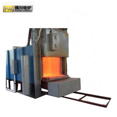 China Industrial Bogie Hearth Trolley Type Furnace Heat Treatment 8T 65kw for sale