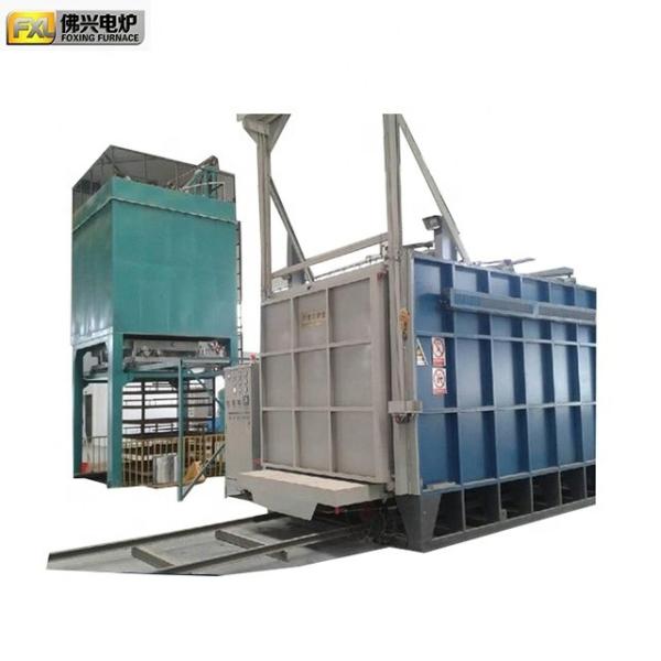 Industrial Bogie Hearth Trolley Type Furnace Heat Treatment 8T 65kw