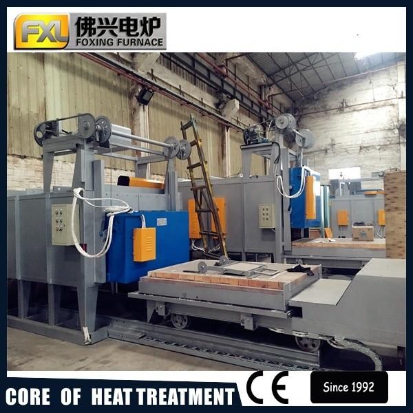 Industrial Bogie Hearth Trolley Type Furnace Heat Treatment 8T 65kw