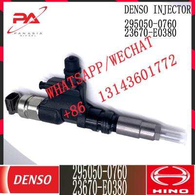 China 295050-0760 DENSO Diesel Common Rail Injector For HINO 23670-E0380 for sale