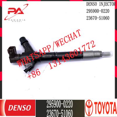 China DENSO Diesel Common Rail Injector 295900-0220 For TOYOTA 23670-51060 for sale