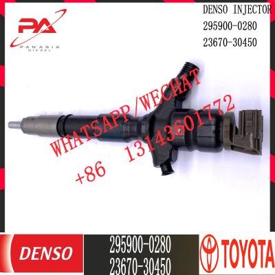 China Diesel Truck Common Rail Injector 295900-0280 For Toyota 23670-30450 for sale