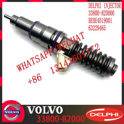 China Inyector de combustible del motor diesel 63229465 33800-82000 BEBE4D19001 E3.18 para el PODER MÁS ELEVADO de HYUNDAI 12L en venta