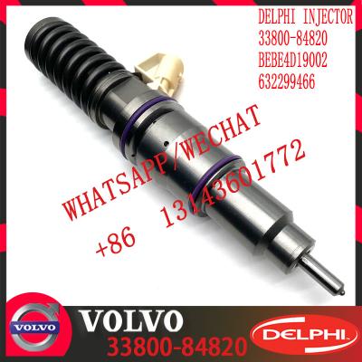 China Inyector de combustible del motor diesel 63229466 33800-84820 BEBE4D19002 E3.18 para el PODER MÁS ELEVADO de HYUNDAI 12L en venta