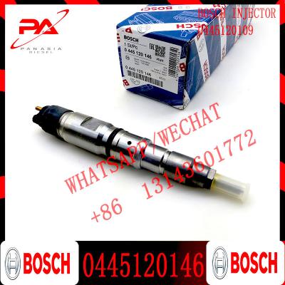 China New Diesel Fuel Injector Common Rail Injector Assembly 0445120146 65.10401-7006 65104017006 For DOOSAN DV11 EURO4 Engine for sale