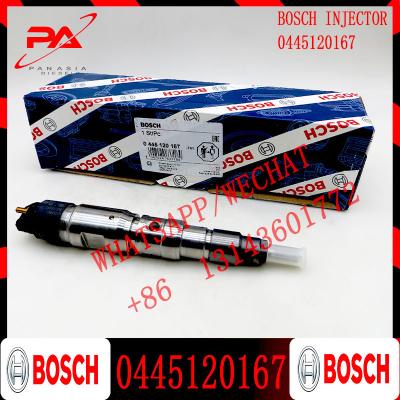 China 0445120167 Hot selling nozzle assembly common rail fuel injector 0445120167 for diesel engine for sale