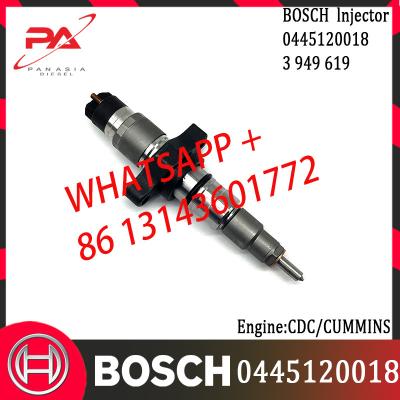 China Ursprünglicher allgemeiner Schienen-Dieselinjektor 0445120018 BOSCH 0445120069 3949619 3976646 für CDC Cummins Engine zu verkaufen
