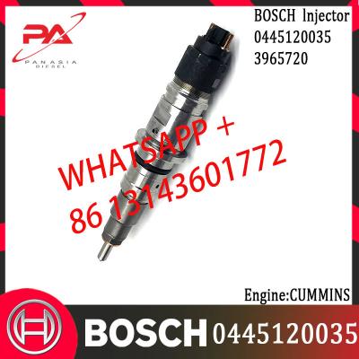 Cina Iniettore comune diesel originale 0445120029 della ferrovia di BOSCH 0445120035 3965721 3965720 per Cummins Engine in vendita