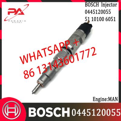 중국 갱내 승강기를 위한 보쉬 원래 디젤 커먼 레일 분사기 0445120055 0445120056 51101006051 51101006056 판매용