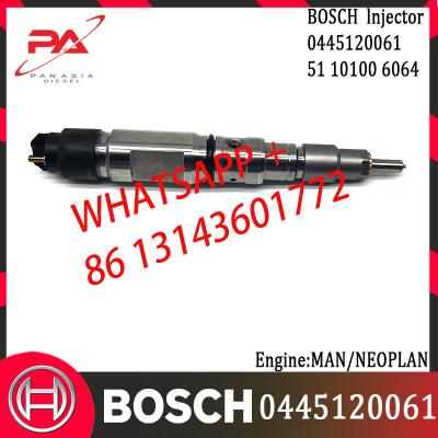 Cina Iniettore comune diesel originale 0445120061 della ferrovia di BOSCH 51101006064 per il motore di MAN/NEOPLAN in vendita