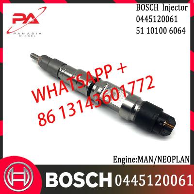 Cina Iniettore comune diesel originale 0445120061 della ferrovia di BOSCH 51101006064 per il motore di MAN/NEOPLAN in vendita