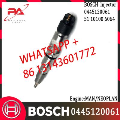 Cina Iniettore comune diesel originale 0445120061 della ferrovia di BOSCH 51101006064 per il motore di MAN/NEOPLAN in vendita