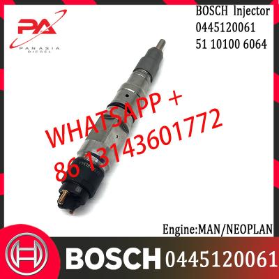 Cina Iniettore comune diesel originale 0445120061 della ferrovia di BOSCH 51101006064 per il motore di MAN/NEOPLAN in vendita