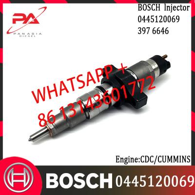 중국 CDC / 카민즈 엔진을 위한 보쉬 원래 디젤 커먼 레일 분사기 0445120069 3976646 판매용