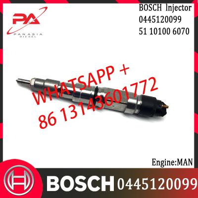 China Ursprünglicher allgemeiner Schienen-Dieselinjektor 0445120098 BOSCH 0445120099 0445120100 0445120105 51101006070 für MANN Maschine zu verkaufen