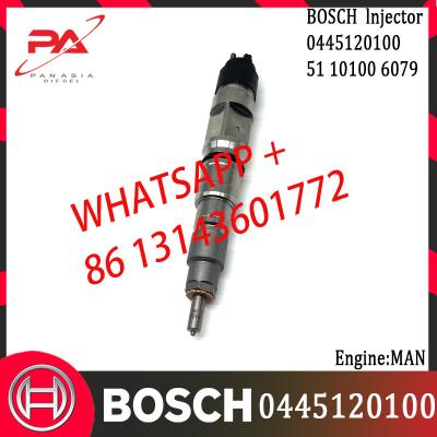 China Ursprünglicher allgemeiner Schienen-Dieselinjektor 0445120098 BOSCH 0445120099 0445120100 51101006079 51101006070 für MANN Maschine zu verkaufen
