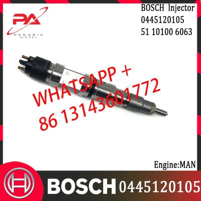 China Ursprünglicher allgemeiner Schienen-Dieselinjektor 0445120100 BOSCH 0445120105 51101006079 51101006063 für MANN Maschine zu verkaufen