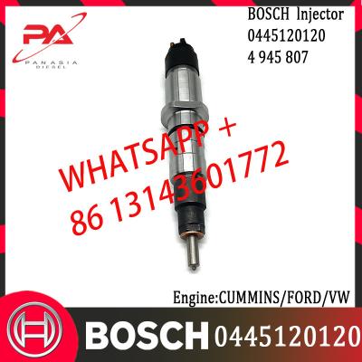 China ursprünglicher allgemeiner Schienen-Dieselinjektor 0445120094 0445120120 0445120257 für CUMMINS/FORD/VW zu verkaufen