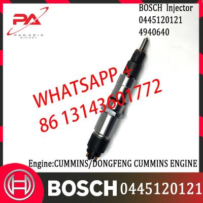 Cina iniettore comune diesel originale 0445120121 della ferrovia 0445120122 0445120123 4940640 per CUMMINS/DONGFENG CUMMINS ENGINE in vendita