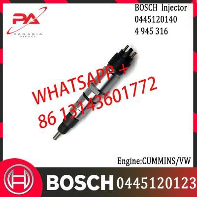 중국 쿠민스 / VW를 위한 원래 디젤 커먼 레일 분사기 0445120140 4945316 판매용