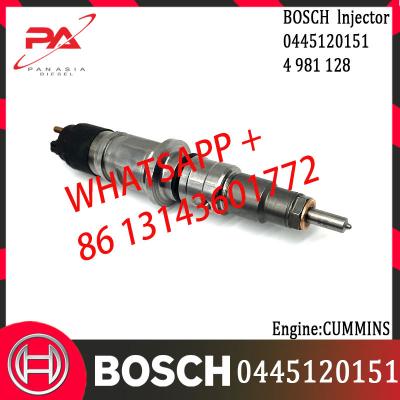 중국 쿠민스를 위한 원래 디젤 커먼 레일 분사기 0445120151 0445120152 4981128 4981126 판매용