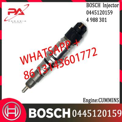 중국 쿠민스를 위한 원래 디젤 커먼 레일 분사기 0445120157 0445120159 0445120177 4988301 5254261 판매용