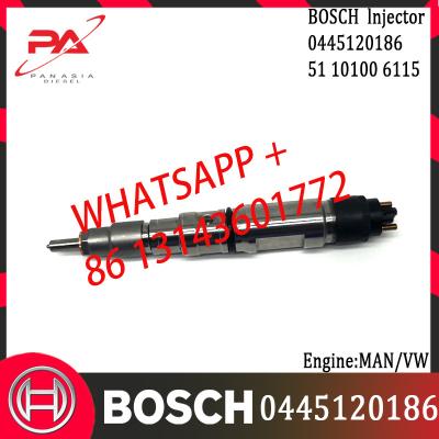 China ursprünglicher allgemeiner Schienen-Dieselinjektor 0445120061 0445120162 0445120186 51101006115 für MAN/VW zu verkaufen