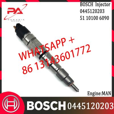 Chine injecteur commun diesel original 0445120203 de rail 0445120218 0445120220 51101006090 51101006125 51101006124 pour l'HOMME à vendre
