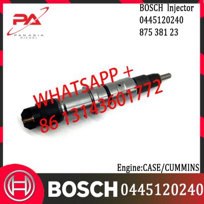 Китай Первоначальный дизельный инжектор 0445120237 коллектора системы впрыска топлива 0445120240 0445120112 84347519 87538123 87581565 для CASE/CUMMINS продается