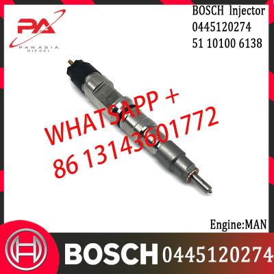 Китай Первоначальный дизельный инжектор 0445120274 коллектора системы впрыска топлива 0445120275 0445120276 на ЧЕЛОВЕК 51101006138 51101006139 51101006140 продается