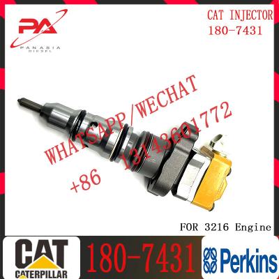 China injetor de combustível 180-7431 do motor 3126 diesel 1807431 peças sobresselentes diesel da injeção do conjunto do injetor 180-7431 à venda