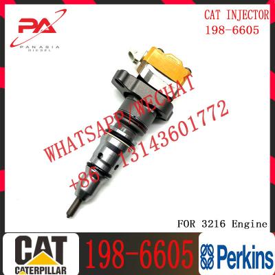 Chine Injecteur diesel commun 198-6605 pour excavatrice C-A-Terpillar 3126 3126E 3126B Injecteur de carburant 1986605 à vendre