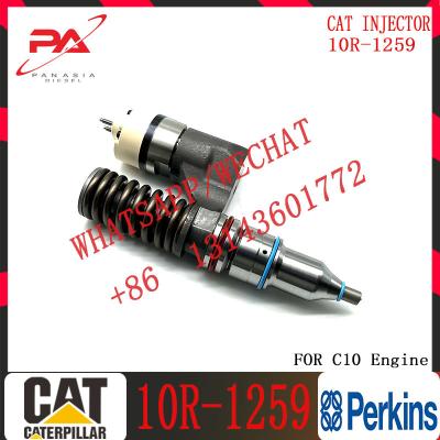Chine injecteur de carburant commun d'excavatrice de rail de 10R-1258 10R-1259 pour l'injecteur 10R-1258 10R-1259 de moteur de C-A-T C10 C12 à vendre