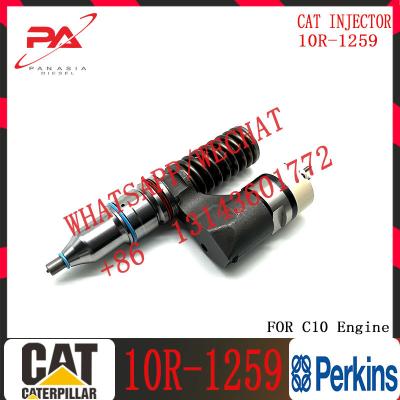 China injetor de combustível comum da máquina escavadora do trilho de 10R-1258 10R-1259 para o injetor 10R-1258 10R-1259 do motor do C-A-T C10 C12 à venda