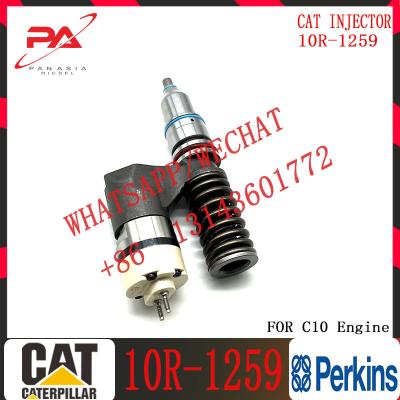 China injetor de combustível comum da máquina escavadora do trilho de 10R-1258 10R-1259 para o injetor 10R-1258 10R-1259 do motor do C-A-T C10 C12 à venda