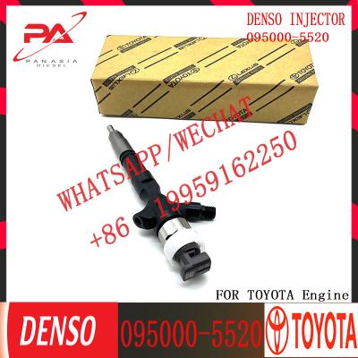 China Novo injetor de combustível diesel 095000-5520 Para TO-YOTA HILUX 2KD-FTV 23670-0L010 à venda