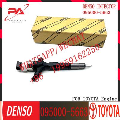 China motor diesel de alta qualidade Injetor de combustível com trilho comum 095000-5663 23670-39095/39096 23670-30050 à venda
