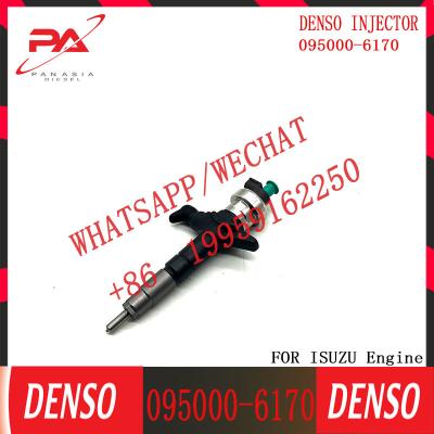 China Conjunto de inyector de combustible de alta calidad para el tren común 095000-6170 para el motor ISUZU D-MAX 4JJ1 8-98055863-0 8-98011605-0 en venta