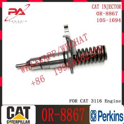 Chine Injecteur pour moteur diesel 0R-8867 0R-8477 0R-8473 0R-8684 0R-8479 101-8673 0R-4374 7E-6193 Pour moteur 3114/3116/3126 à vendre