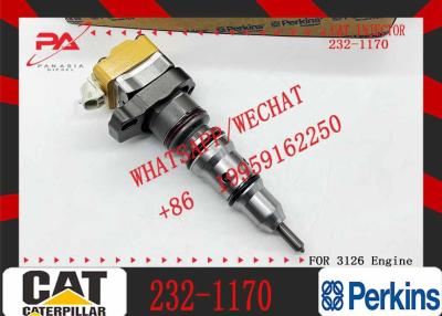 Chine Catégorie 3412E Moteur Parties du système d'injection diesel injecteur de carburant diesel 2321170 232-1170 Pour excavatrice Caterpillar à vendre