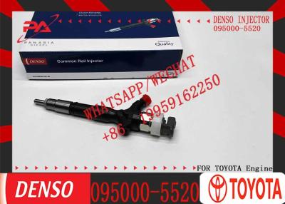 China 2KD New Diesel Common Rail Fuel Injector 095000-5520 Nozzle Injector 095000 5520 0950005520 for Toyota Hilux for sale