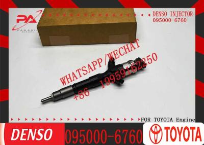 China Diesel Fuel Injector 095000-6760 095000-6761 Common Rail Fuel Injector 23670-30140 For Toyota Hilux 2.5l Euro4 for sale