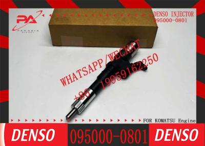 중국 새로운 오리지널 DENSO 일반 철도 연료 주입기 095000-0801 코마쓰 6D125 엔진 PC400-7 PC450-7 발굴기에 사용됩니다. 판매용