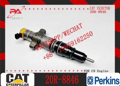 Chine Parties de moteur diesel Injecteur de carburant pour rail commun 20R-8846 pour excavateur CAT C9 330D 340D 336D CNDIP Prix d'usine à vendre