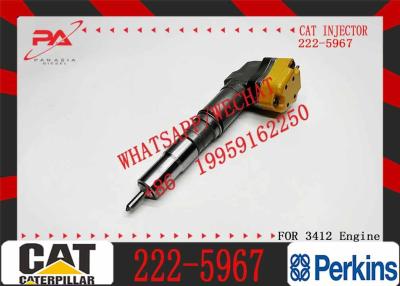 Chine Parties de pelle 3412 Injecteur de moteur 222-5967 232-1175 171-9704 196-1401 222-5966 injecteur de carburant Pour pelle à vendre