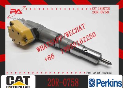 Cina Parti di alta qualità del motore 20R-0758 Iniettore di carburante per la categoria 631E 651E 657E 3412E 3408 Iniettore del motore 174-7526 1747526 in vendita