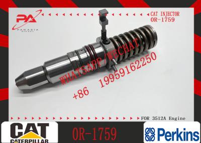 China Injetor de combustível para o transporte ferroviário comum 0R-1759 Injetor de combustível para motores diesel 0R 1759 para a Caterpillar CAT 3508 3512 3516 Partes do motor à venda