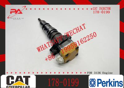 China Inyector de combustible 177-4754 177-4752 178-0199 para el motor diésel CAT 3126 Partes de repuesto de máquinas de construcción Partes para excavadoras en venta