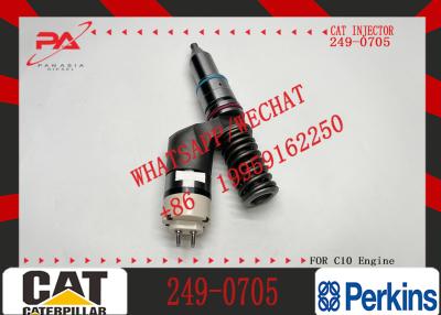 China Original New CAT Fuel Injector 249-0705 244-7695 2490705 2447695 Genuine New Caterpillar C13 Fuel Injector for 352 980L for sale