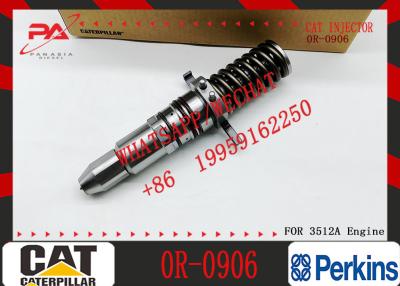 China 4P9075 Common Rail Fuel Injector 0R-3051 0R-0906 Diesel Injection Valves for CAT 3512 3516 3508 for sale